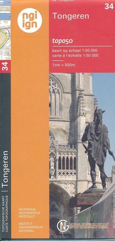 NGIB Topografische kaart 34 Tongeren - Maastricht | Zwerfkei.nl