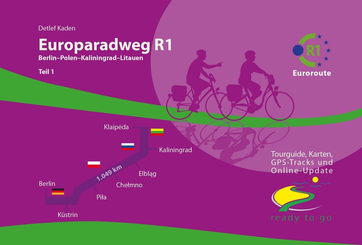 IS Radweg Fietsgids Europaradweg R1 deel 1 Berlijn - Litouwen | Zwerfkei.nl