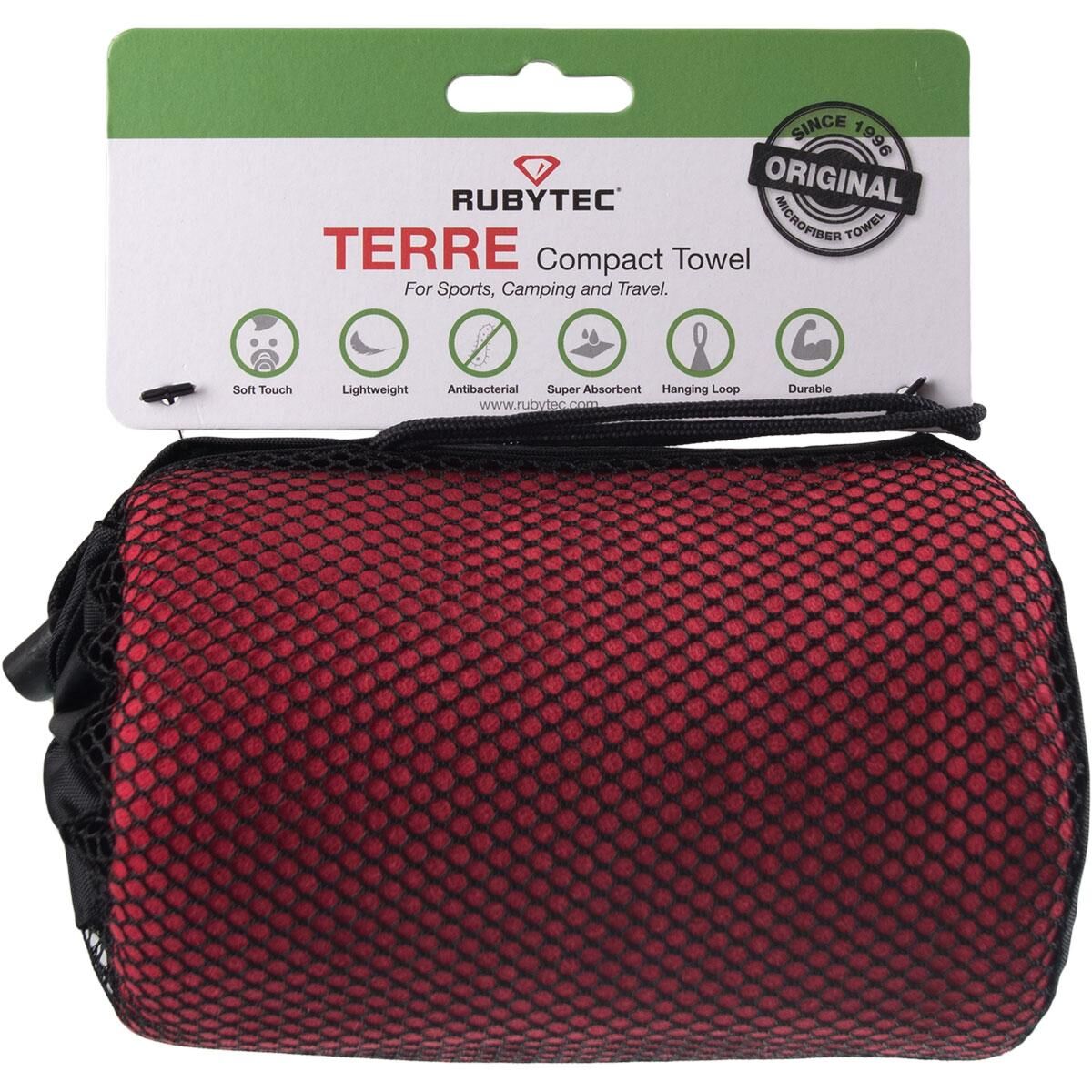 Rubytec Terre Towel sneldrogende handdoek | Zwerfkei.nl