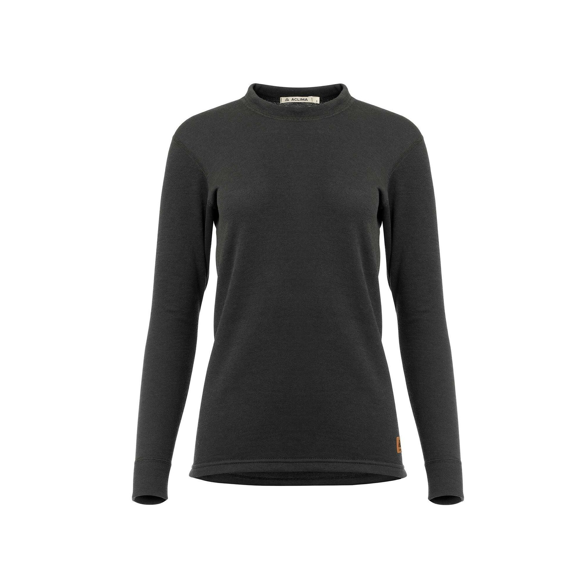 Aclima WoolTerry crew neck woman | Zwerfkei.nl