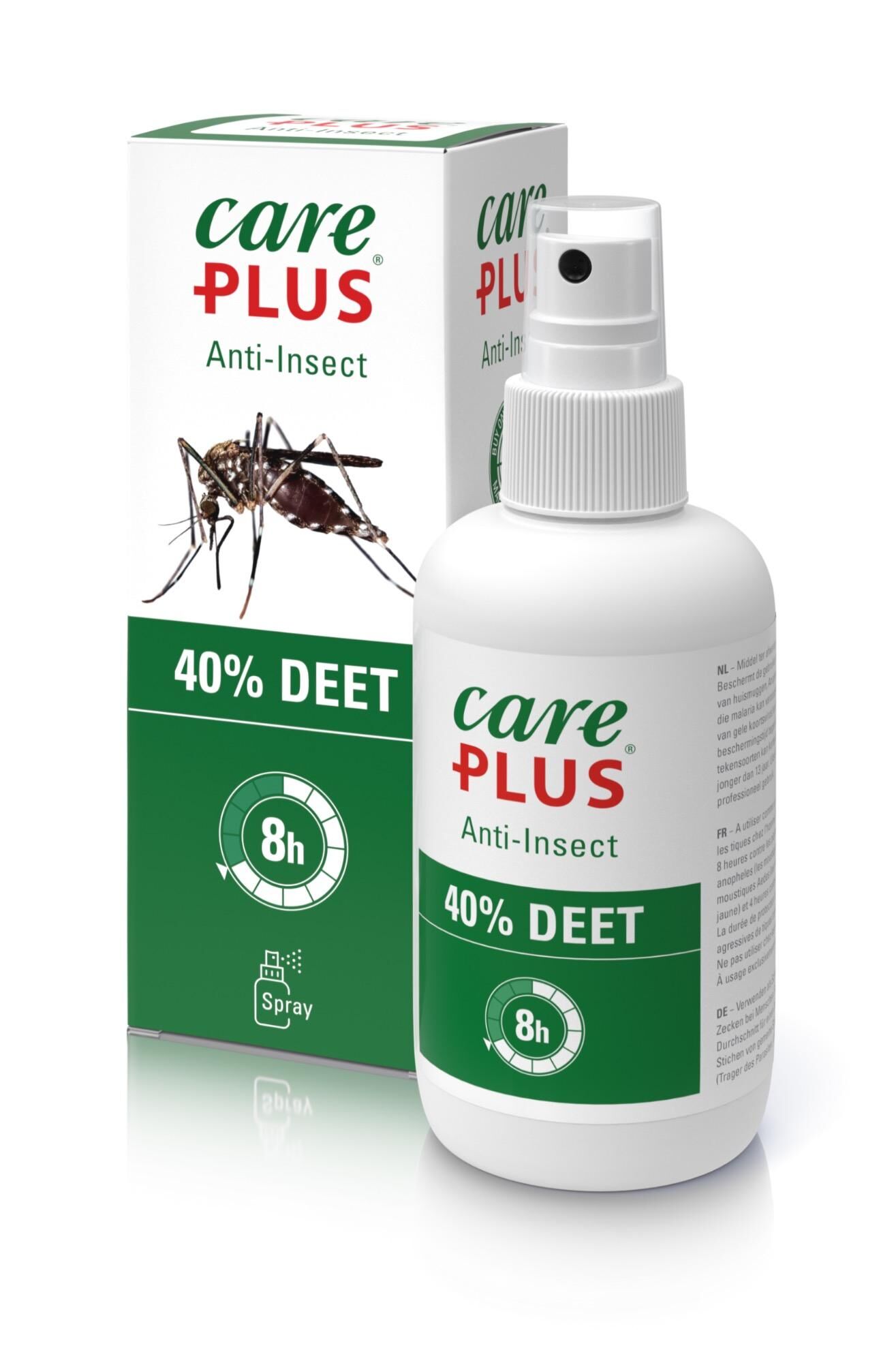 Care Plus DEET 40 Procent Spray 200 ml | Zwerfkei.nl