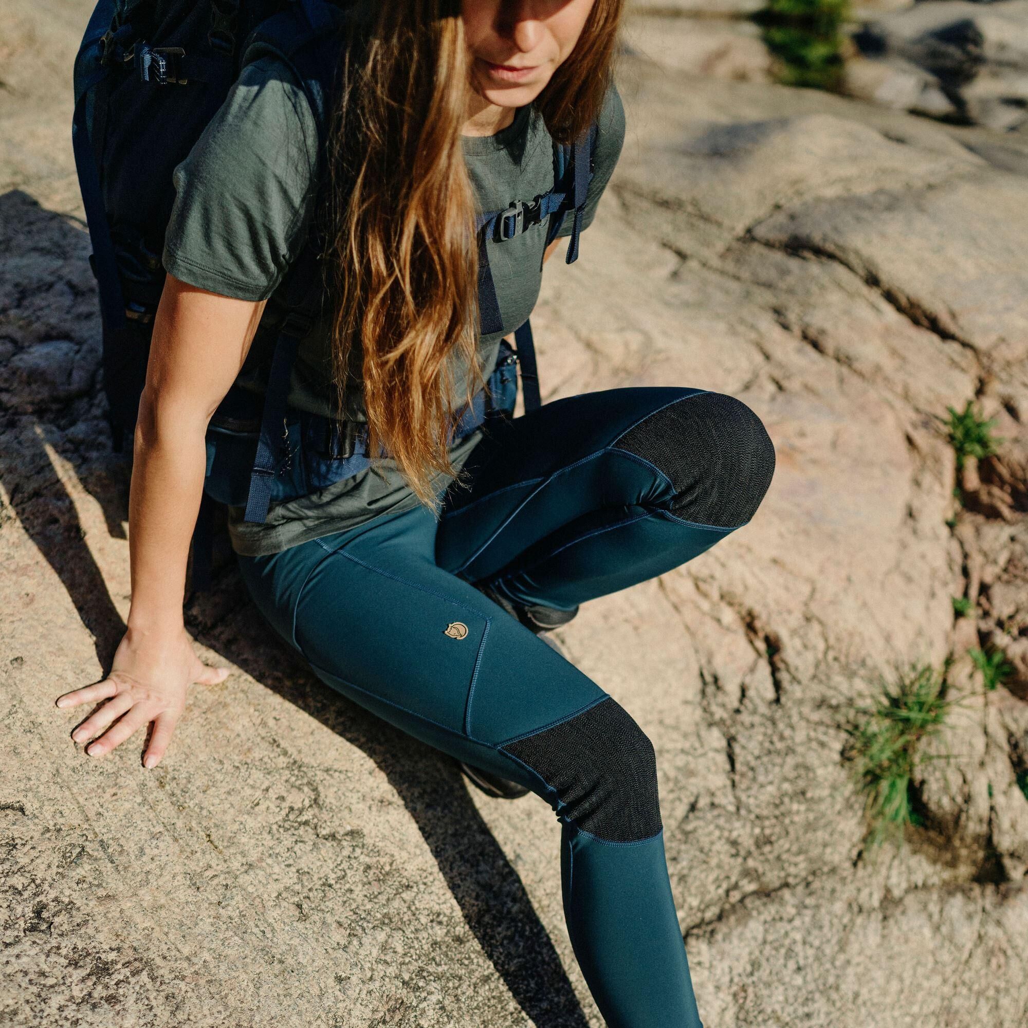 Fjallraven Abisko trekking tights HD W | Zwerfkei.nl